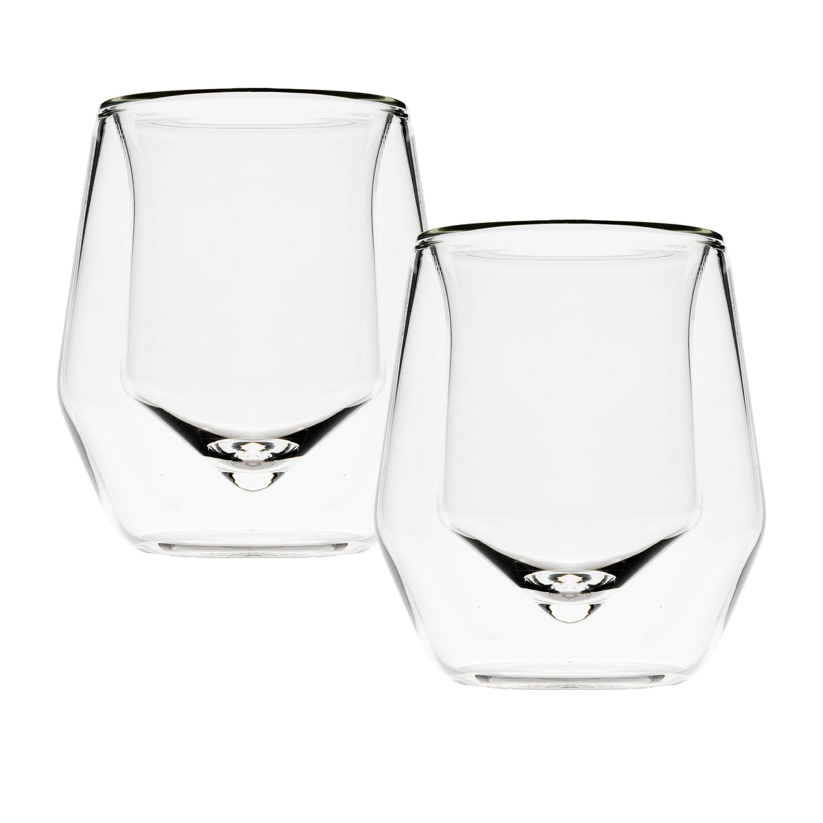 Nesh Double Walled Glass Tumbler Have It Neat